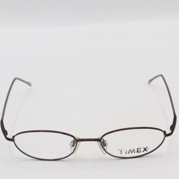 Timex | Accessories | Mens Dark Brown Oval Eyeglasses | Poshmark